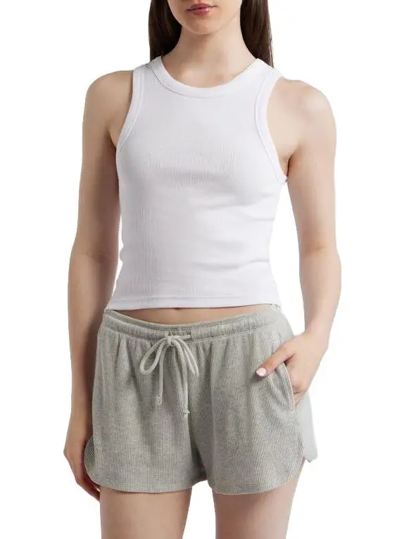 Rip Curl Classic Stretch Cotton Rib Tank - Optical White