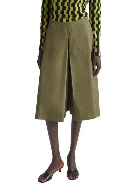 ZANKOV Louise Cotton Bermuda Shorts - Leaf