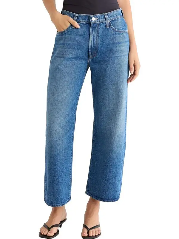 MOTHER Lil' Dodger Flood Jeans - Green Thumb