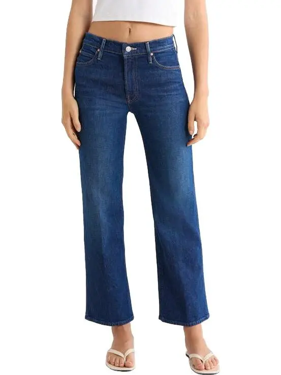 MOTHER Lil' Kick It High-waist Straight-leg Jeans - Made In The Shade