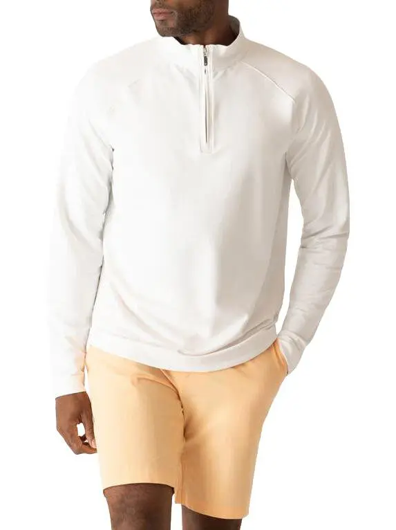 DEKE Techno Microlight Quarter-zip Pullover - White
