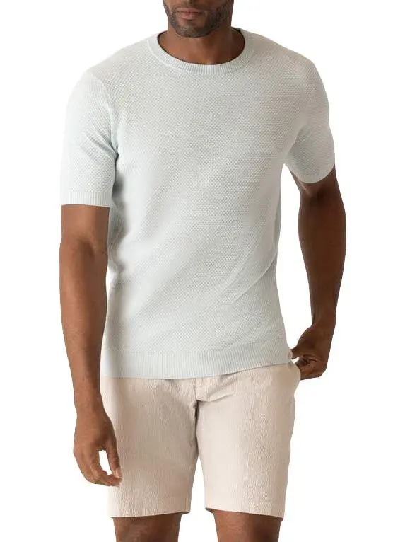 DEKE Modern Texture Knit T-shirt - Ice Water