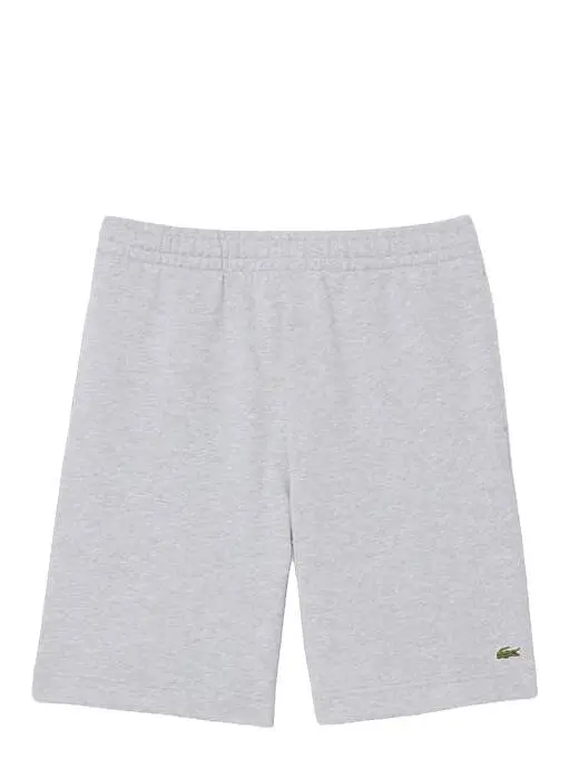 Lacoste Cotton Fleece Sweat Shorts - Silver Chine