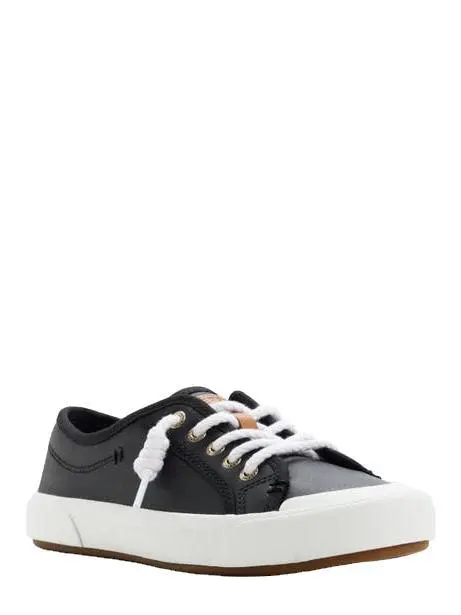 Sperry Pier Wave Low Top Sneaker - Black