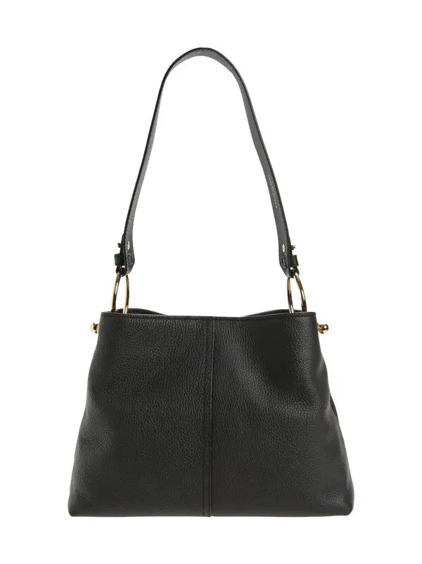 Strathberry Lana Leather Hobo Bag - Black