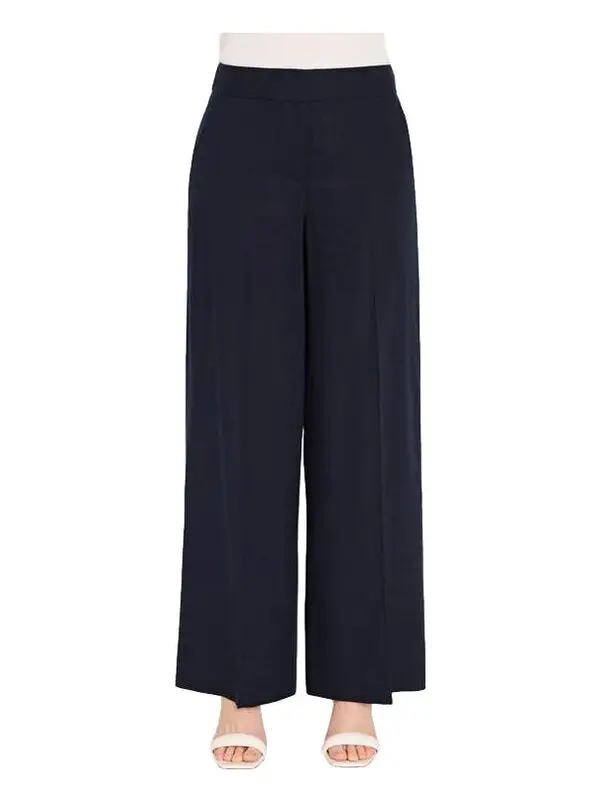 TAHARI ASL Wide Leg Pants - New Navy
