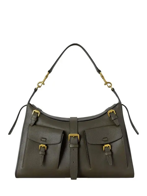 Mulberry Roxanne Leather Shoulder Bag - Juniper Green