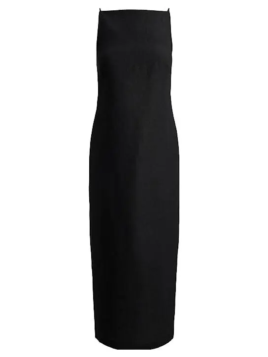 Polo Ralph Lauren Sleeveless Linen Column Dress - Polo Black