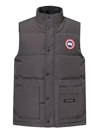Canada Goose Freestyle Logo-patch Quilted Gilet - Granite Grey