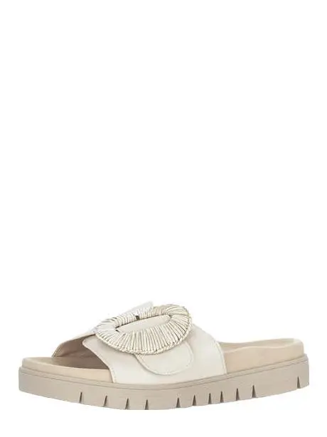 Gabor Platform Slide Sandal - Panna