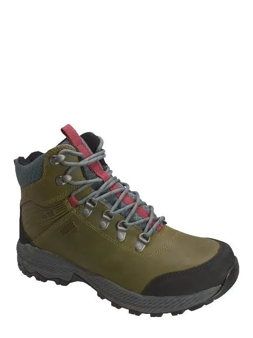 ADTEC 6" Leather Waterproof Work Hiker Boots - Olive