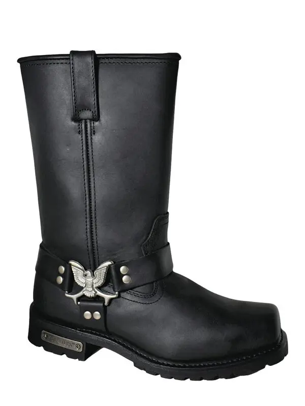 RIDETECS Inch Harness Zip-up Boots - Black
