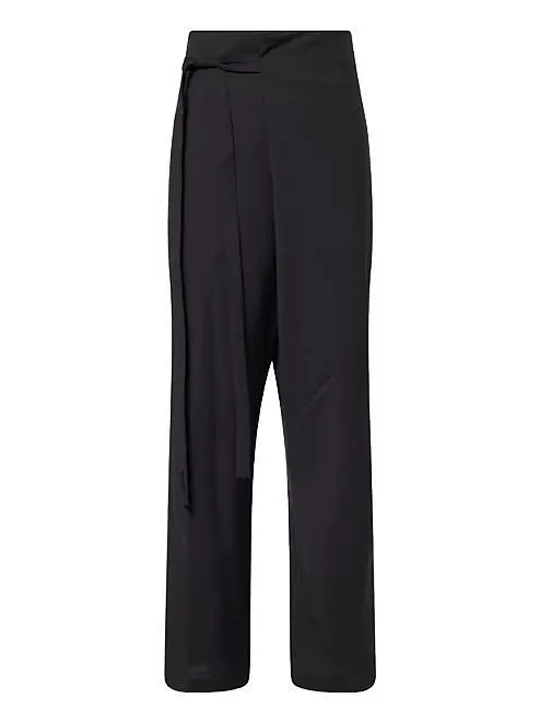 Fear Of God D1 Low-rise Wrap Wool Trousers - Black