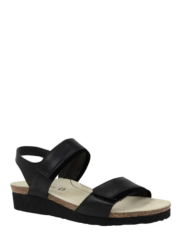Naot Aisha Arch Pro Sandal - Black Leather