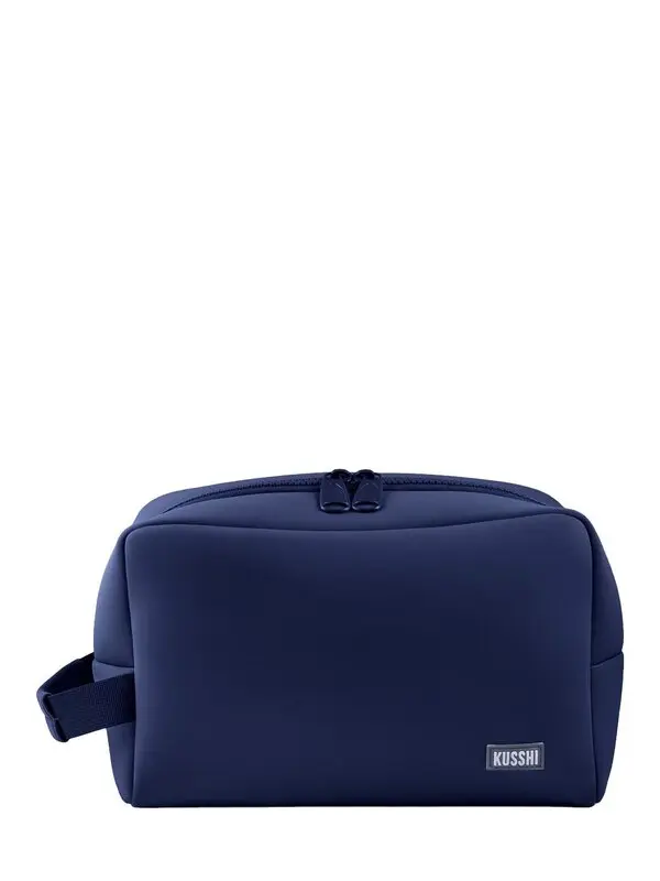 KUSSHI Neoprene Dopp Kit - Navy/khaki