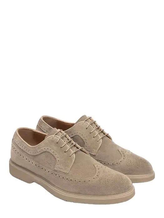 NEROGIARDINI Wingtip Derby - Taupe