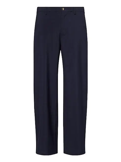 FRAME Wool Trousers - Dark Navy