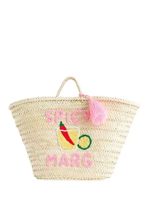 BOUTIQUE BONITA Raffia Basket Bag - Neutral