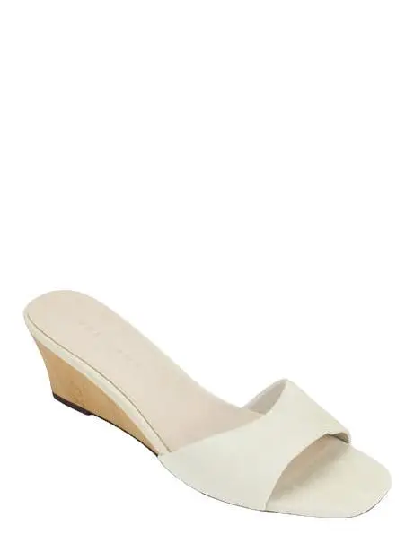 Yosi Samra Wedge Slide Sandal - Cream