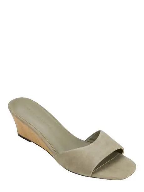 Yosi Samra Wedge Slide Sandal - Taupe