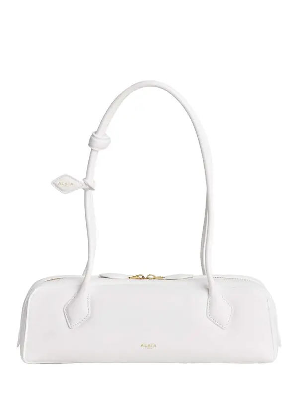 Alaïa Medium Le Teckel Shoulder Bag - White
