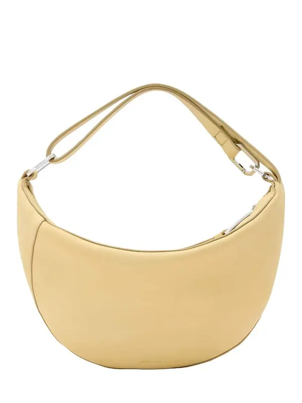 ALLSAINTS Micro Leather Luna Shoulder Bag - Yellow