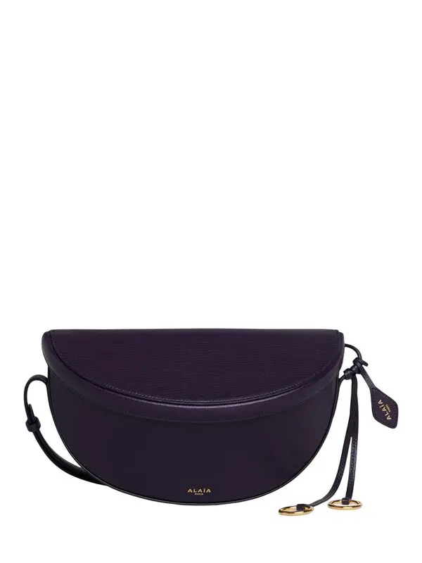 Alaïa Leather East-west Shoulder Bag - Purple