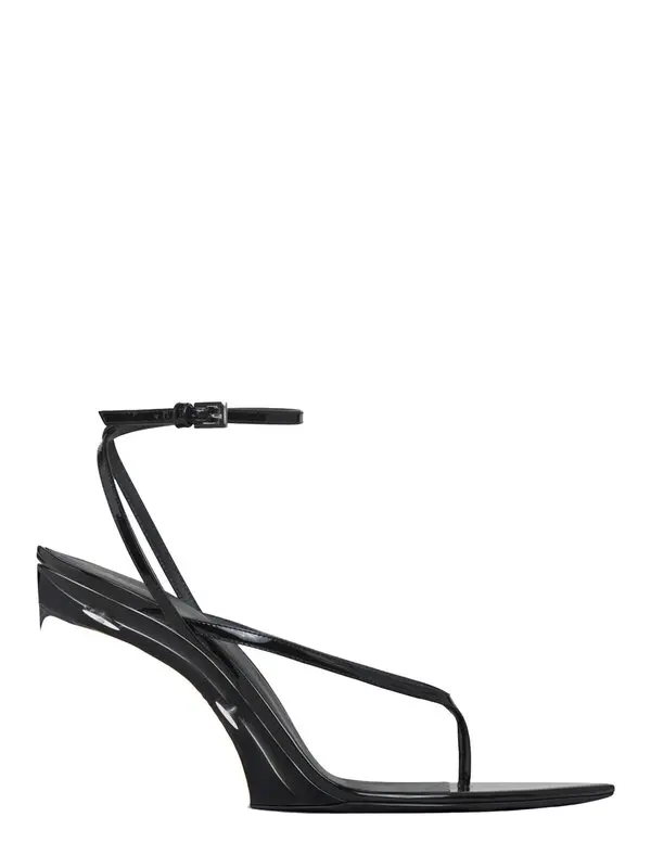Alaïa Tongs Wedge Heel Sandals - Clear