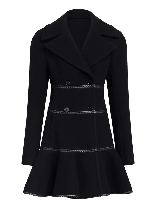 Alaïa Virgin Wool Princess Coat - Black