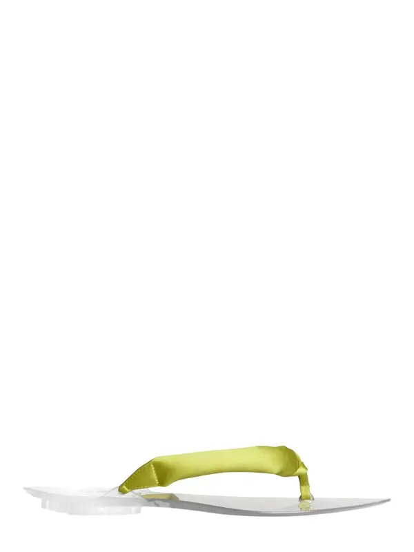 Alaïa Invisible Thong Flip Flops - Yellow