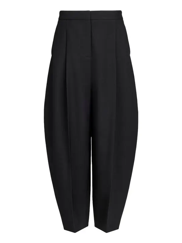 Alaïa Stretch-wool Balloon Trousers - Black