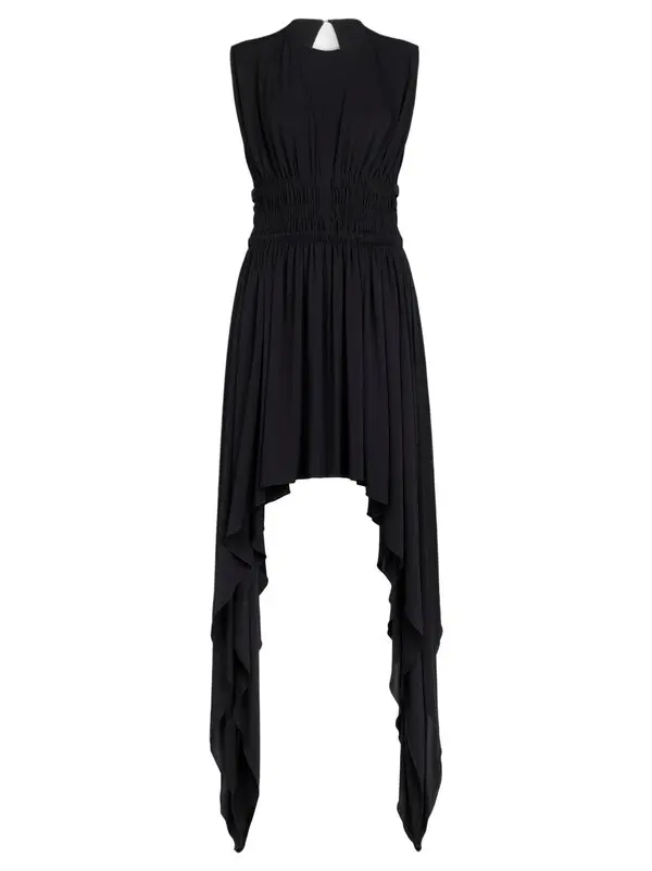 Alaïa High-low Mini Dress - Black