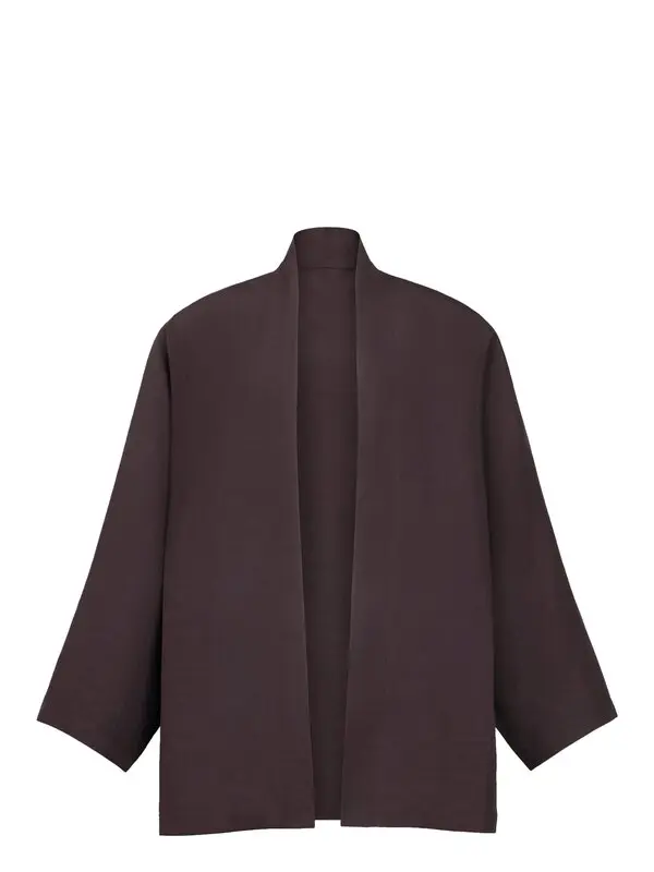 Alaïa Paper-blend Straight Jacket - Purple