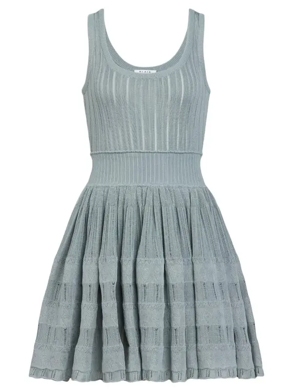 Alaïa Crinoline Mini Dress - Green