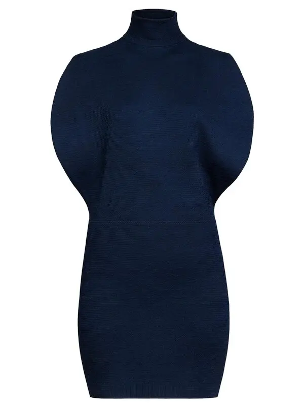 Alaïa Curved Mini Dress - Blue