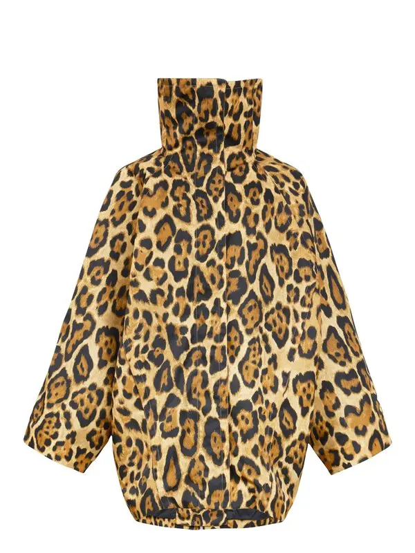 Alaïa Double-layered Twill Coat - Blue