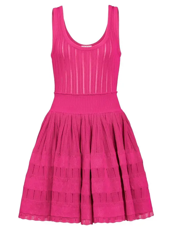 Alaïa Crinoline Mini Dress - Red