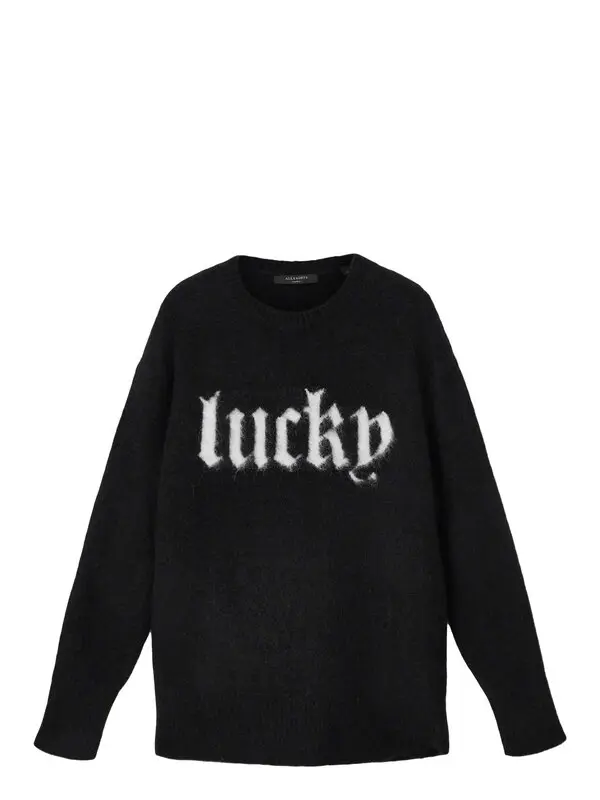 ALLSAINTS Brushed Lucky Pullover Sweater - Black