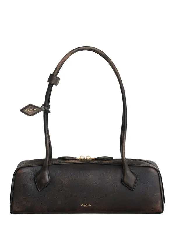 Alaïa Le Teckel Medium Shoulder Bag - Black