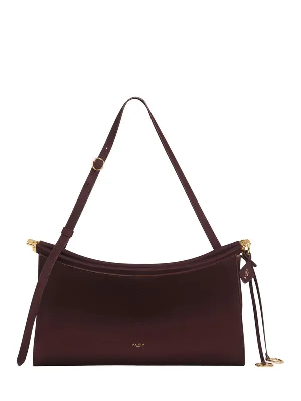 Alaïa Le Click Pocket 35 Leather Shoulder Bag - Red