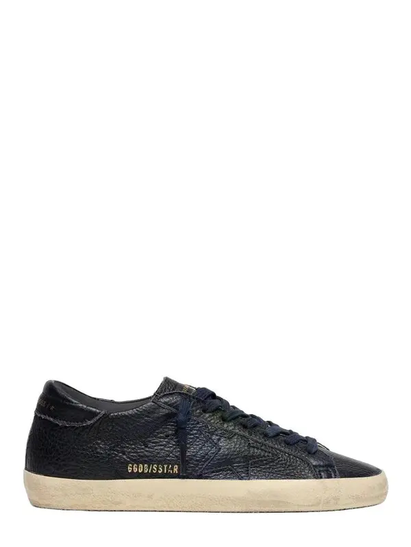 GOLDEN GOOSE Super-star Leather Sneakers - Blue
