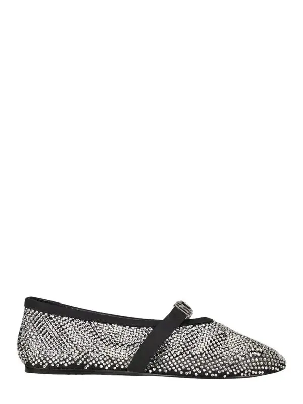 Gcds Crystal-embellished Ballerina Flats - Silver