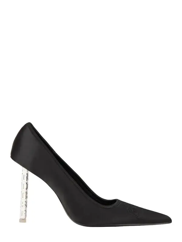 Gcds Logo-embroidered Pumps - Black