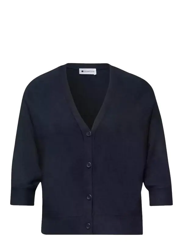 STREET ONE V-neck Cardigan - Blue
