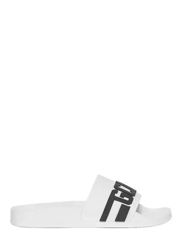 Gcds Logo Chain Pool Slides - White
