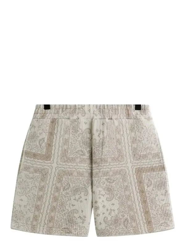 Kith Striped Interlock Curtis Short - Canvas