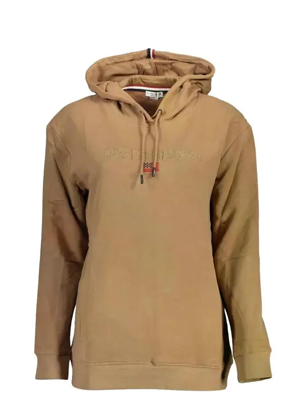 U.s. Polo Assn. Embroidered Logo Hoodie - Neutrals