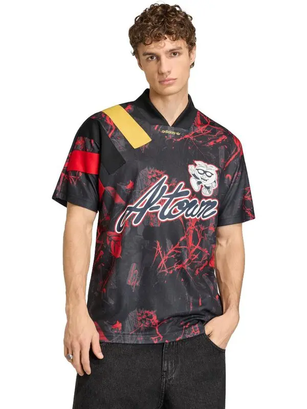 Adidas Fifa World Cup 26™ Host City Atlanta Graphic Jersey - Black / Better Scarlet
