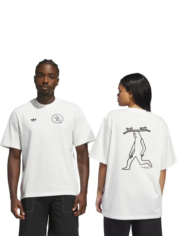 Adidas Skateboarding X Mark Gonzales Skate Spot Tee - Core White