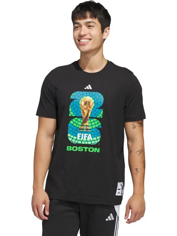 Adidas Fifa World Cup 26™ Host City Boston Graphic T-shirt - Black